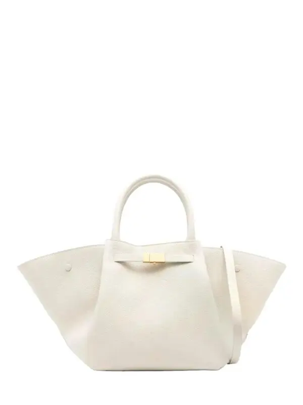 DEMELLIER Medium New York Leather Tote Bag - Neutrals
