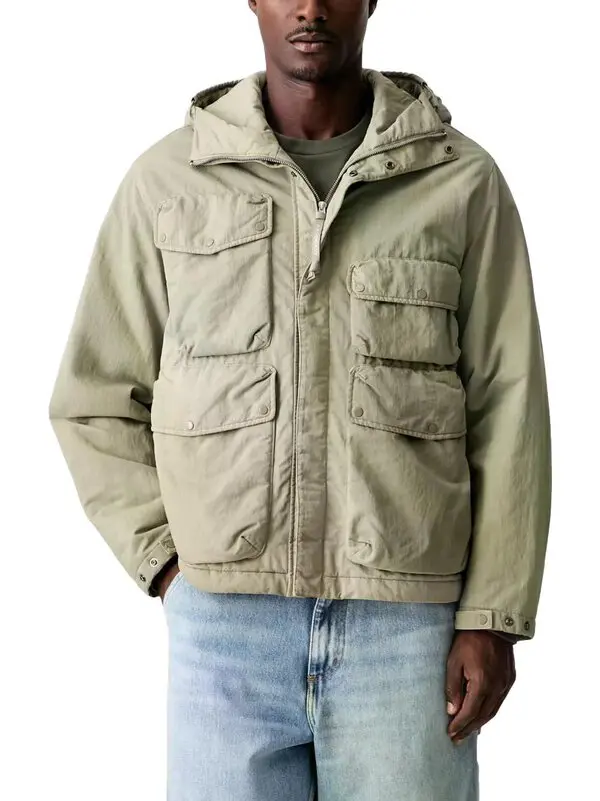 C.P. COMPANY Goggle Multi-pocket Jacket - Neutrals