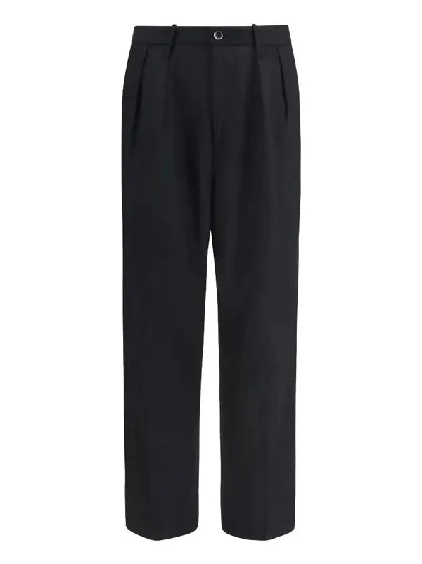 NINE:INTHE:MORNING Kai Baggy Pleated Trousers - Black