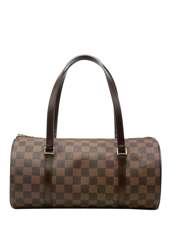 LOUIS VUITTON 2006 Damier Ebene Papillon 30 Handbag - Brown