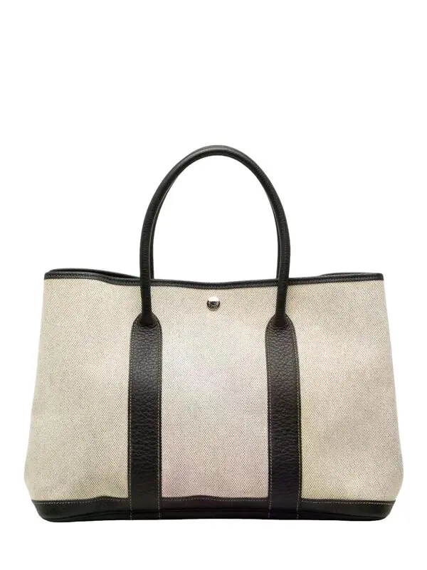 Hermès 2006 Toile And Negonda Garden Party 36 Tote Bag - Neutrals
