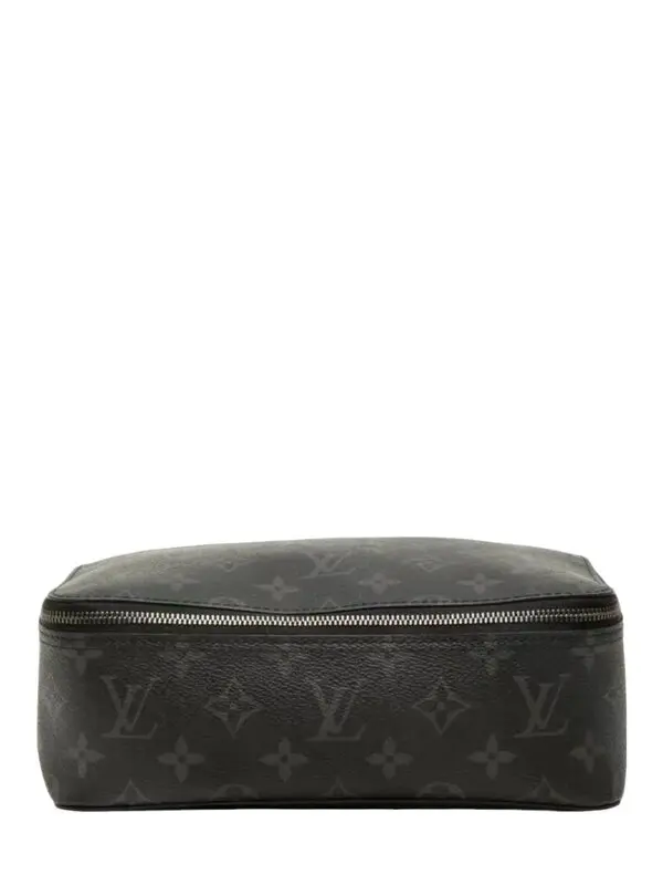 LOUIS VUITTON 2021-2026 Monogram Eclipse Toilet Pouch Gm Clutch Bag - Black