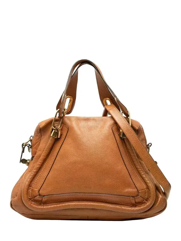 Chloé 2012 Medium Leather Paraty Satchel - Brown