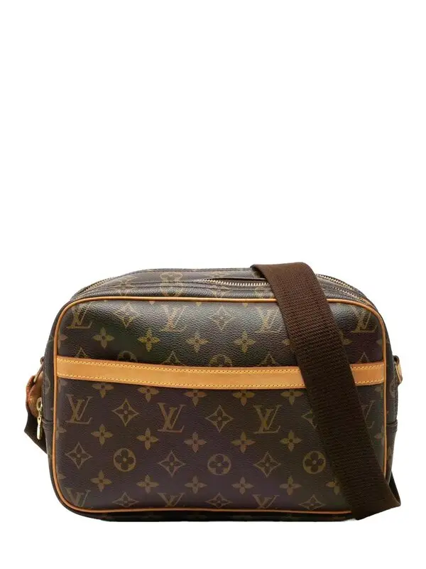 LOUIS VUITTON 2007 Monogram Reporter Pm Crossbody Bag - Brown