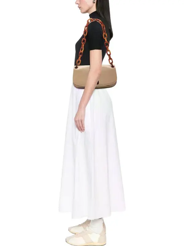 Prada 2000-2013 Nappa Swing Resin Chain Shoulder Bag - Neutrals
