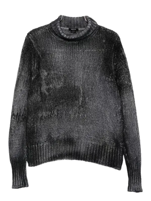 Avant Toi Chunky-knit Roll-neck Sweater - Grey