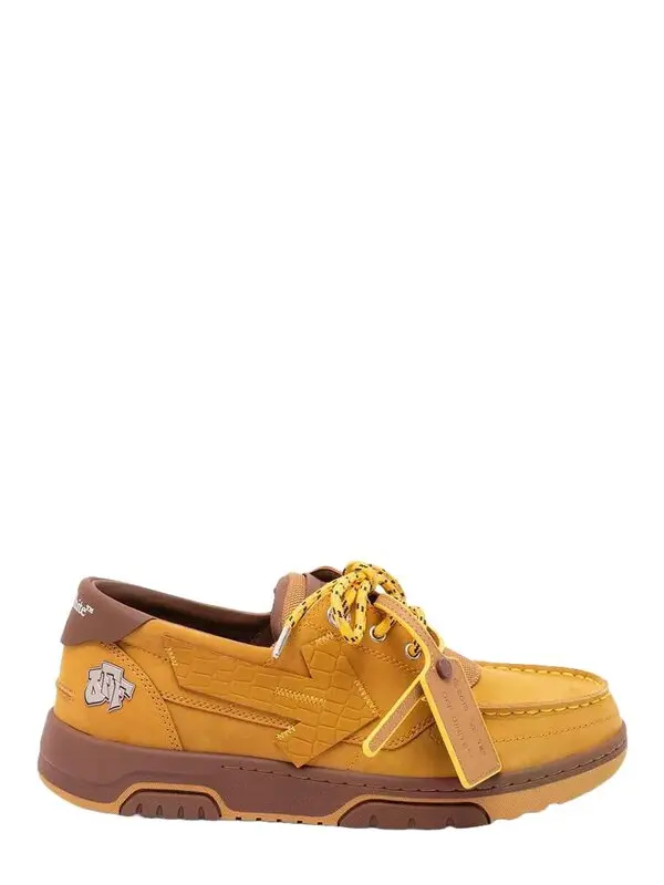 Off-White Arrow-embellishment Sneakers - Yellow
