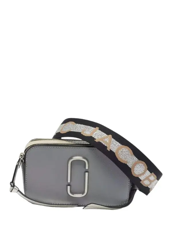 Marc Jacobs Saffiano Leather Snapshot Camera Shoulder Bag - Grey
