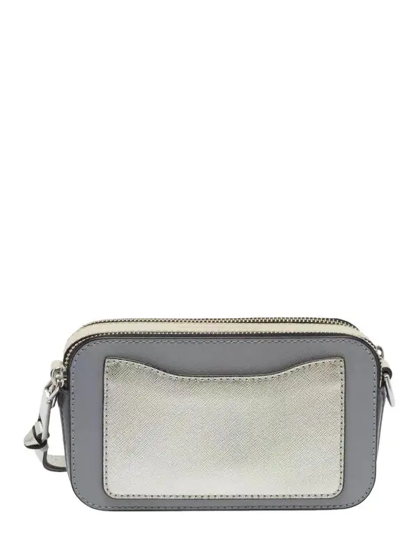 Marc Jacobs Saffiano Leather Snapshot Camera Shoulder Bag - Grey