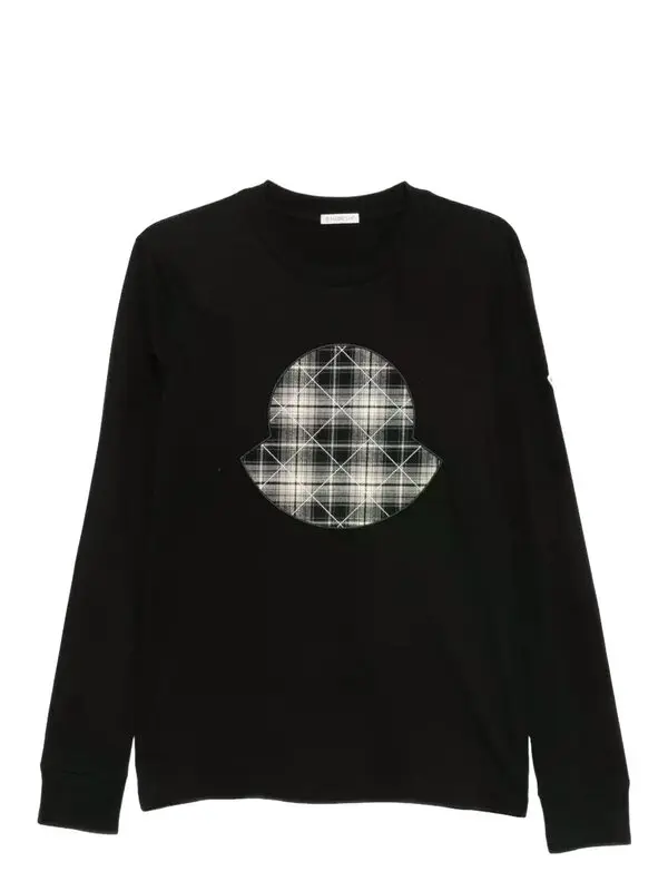 Moncler Logo-patch T-shirt - Black