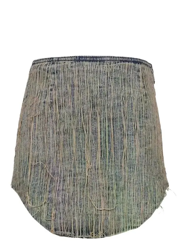 DIESEL® Distressed Denim Mini Skirt - Blue