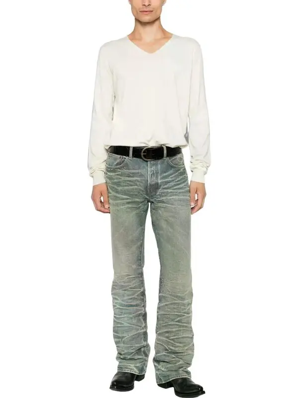MAISON MARGIELA V-neck Sweater - Neutrals