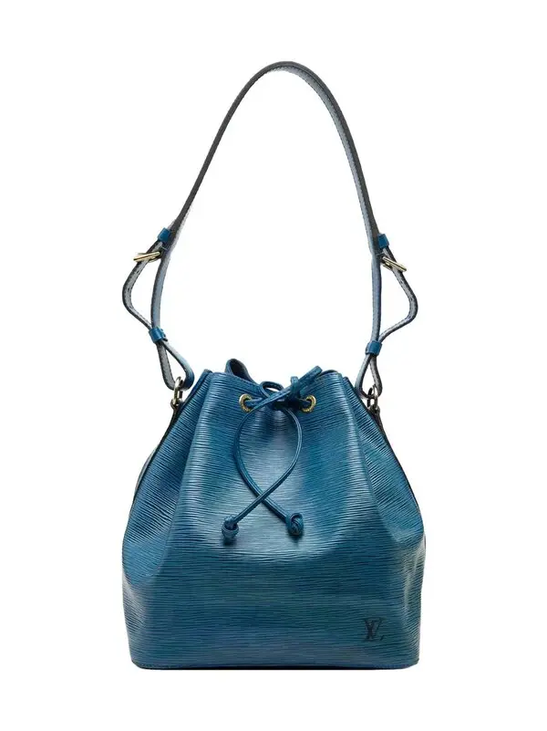 LOUIS VUITTON 1995 Epi Petit Noe Bucket Bag - Blue