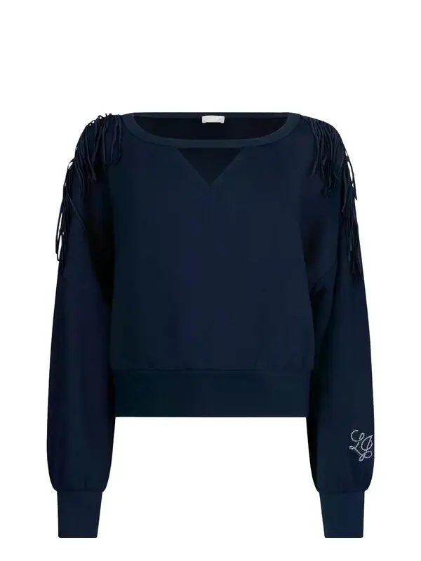 Liu Jo Sweatshirt With Cut-outs - Blue