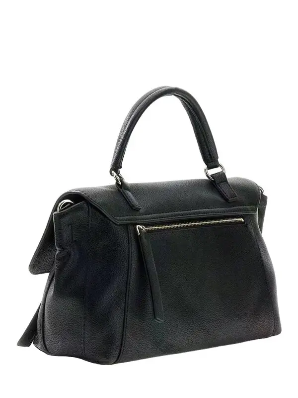 Guess Devon Grained Tote Bag - Black