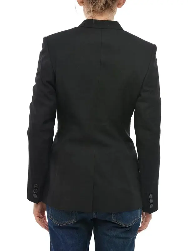 Stella McCartney Double-breasted Peak-lapel Blazer - Black
