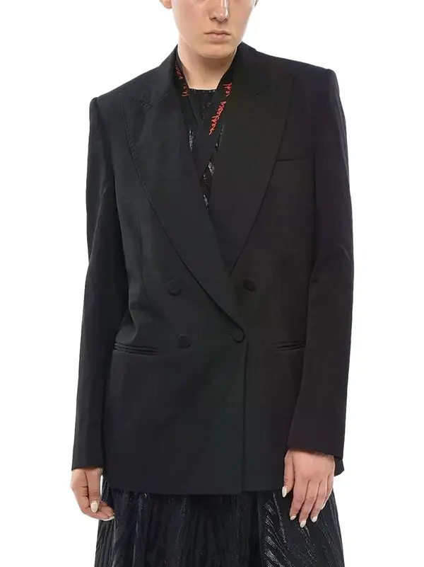 Stella McCartney Luisa Double-breasted Blazer - Black