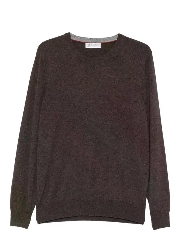 Brunello Cucinelli Cashmere Crew-neck Sweater - Brown