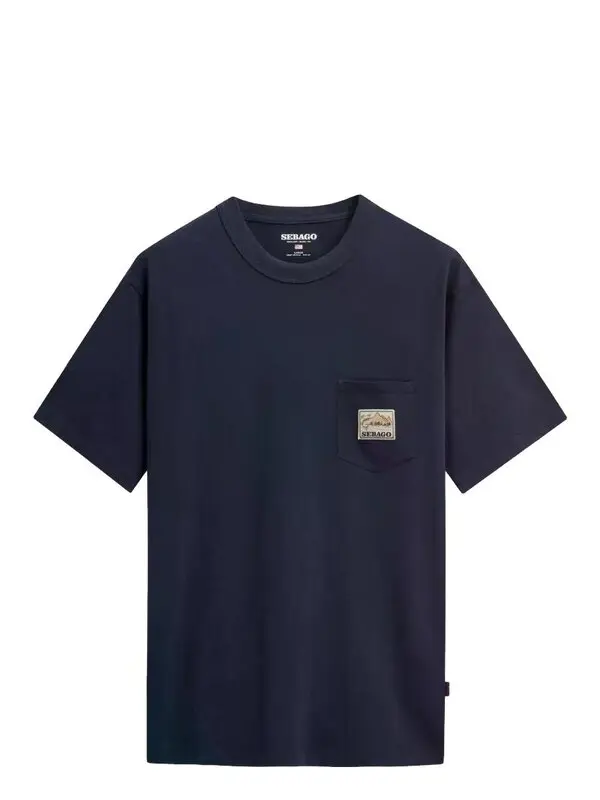 SEBAGO Logo-patch Pocket T-shirt - Blue