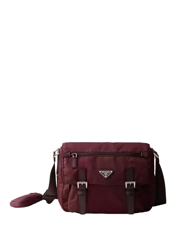 Prada Re-nylon Shoulder Bag - Red