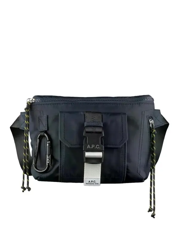 A.p.c. Treck Buckle-fastening Cross Body Bag - Blue