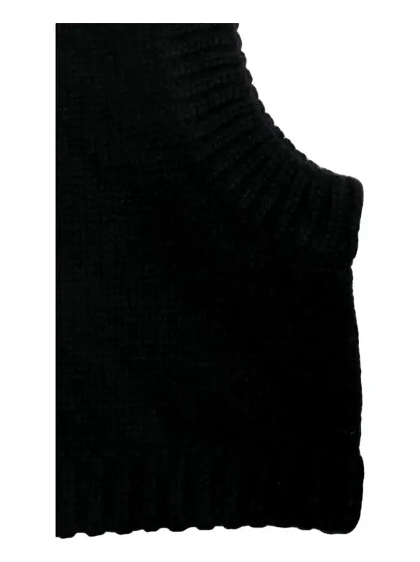 LISA YANG Ribbed-knit Balaclava - Black