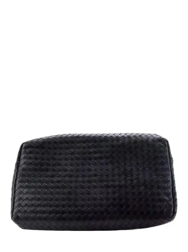Bottega Veneta Roma Bag Intrecciato Nappa Medium Tote Bag - Black