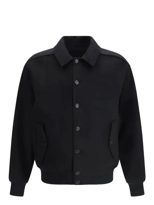 FERRAGAMO Wool And Cashmere Blouson - Black
