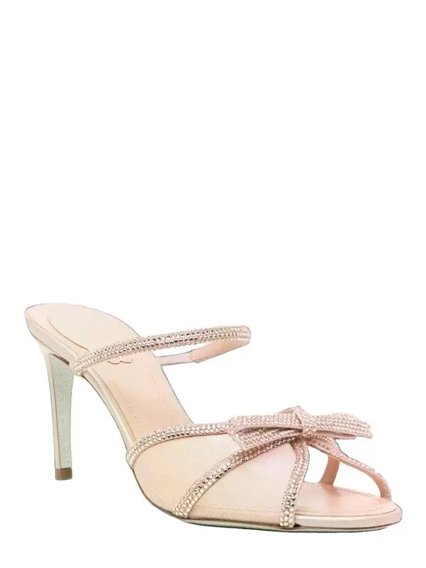 Rene Caovilla 80mm Lynette Sandals - Neutrals