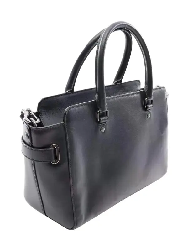 COACH VINTAGE 2010s Blake Carryall Leather Handbag - Black