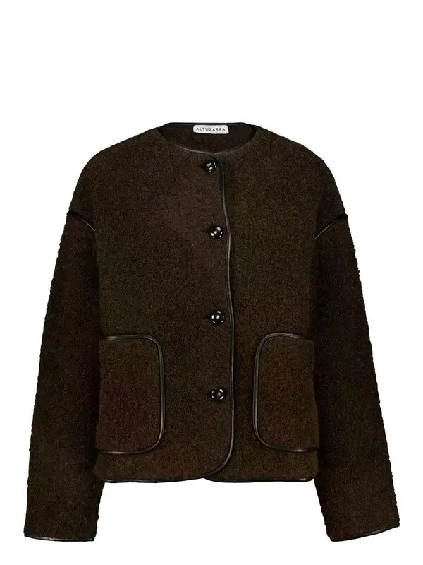 Altuzarra Irving Buttoned Jacket - Brown