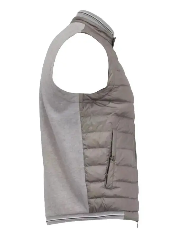 Moncler Maglia Gilet Zip-up Gilet - Grey