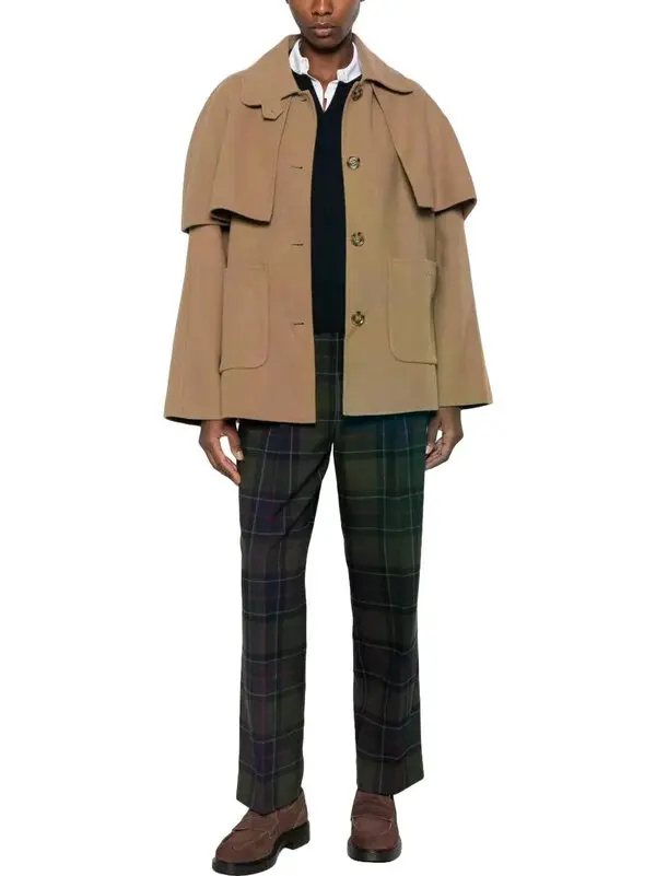 Barbour Aggy Button-down Coat - Brown