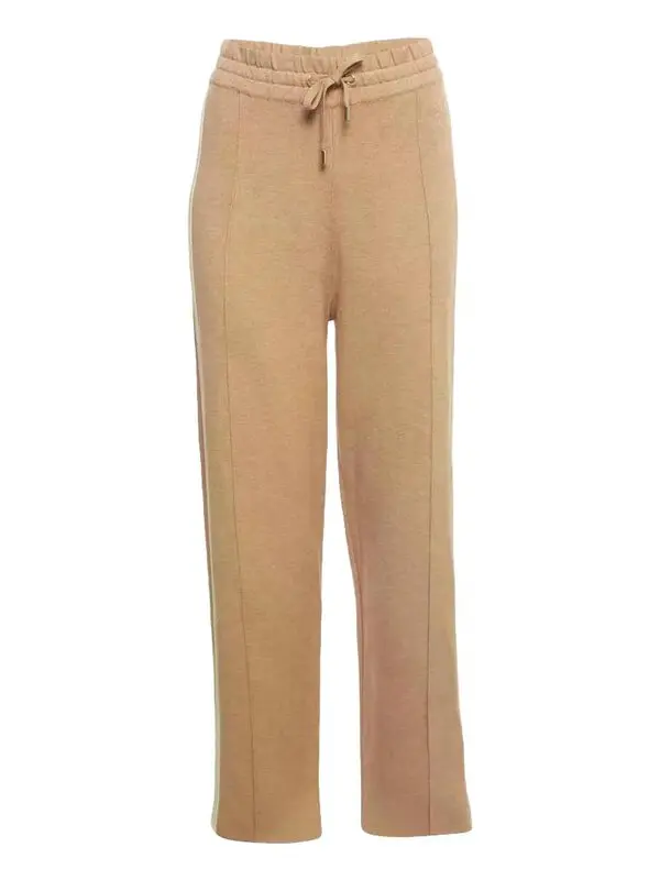 Sandro Striped Knit Trousers - Neutrals