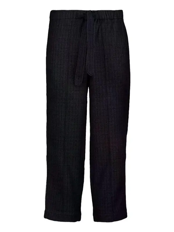 BAZISZT Dario Straight-fit Trousers - Blue
