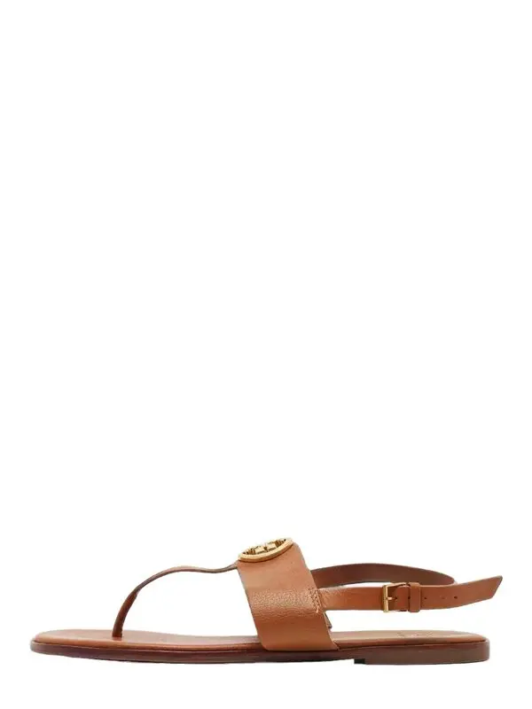Tory Burch Benton Slingback Thong Sandals - Brown