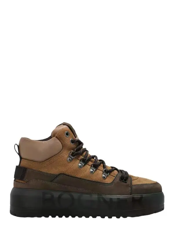 Bogner Antwerp Panelled Leather Ankle Boots - Brown
