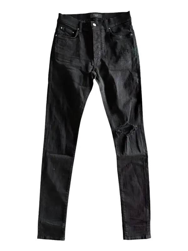 Amiri Broken Distressed Jeans - Black