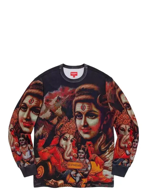 Supreme Ganesh Long-sleeve T-shirt - Black
