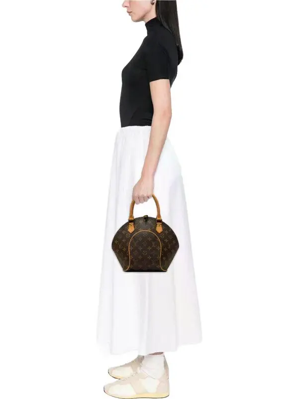 LOUIS VUITTON 1998 Monogram Ellipse Pm Handbag - Brown