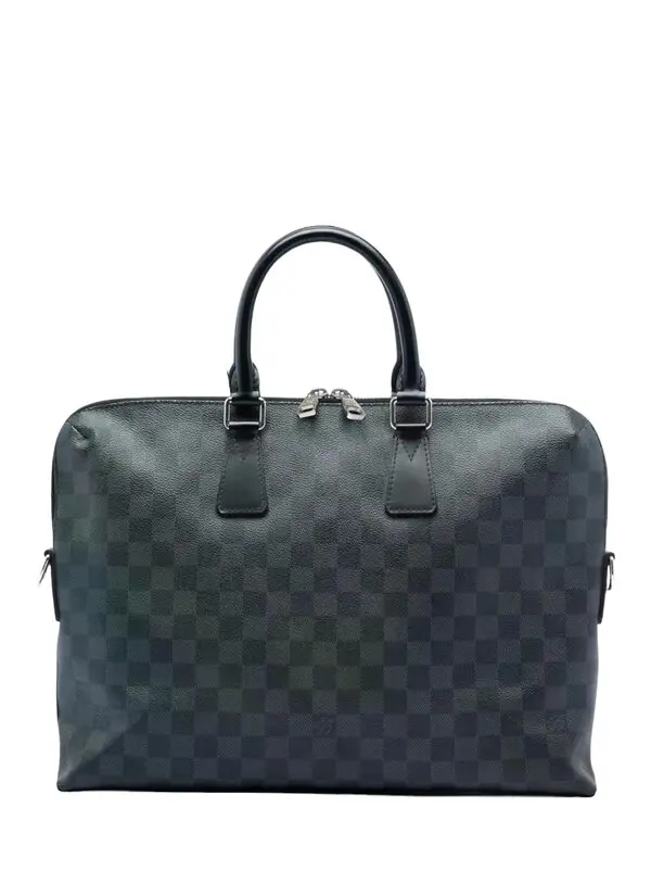 LOUIS VUITTON 2014 Damier Graphite Porte Documents Jour Business Bag - Black