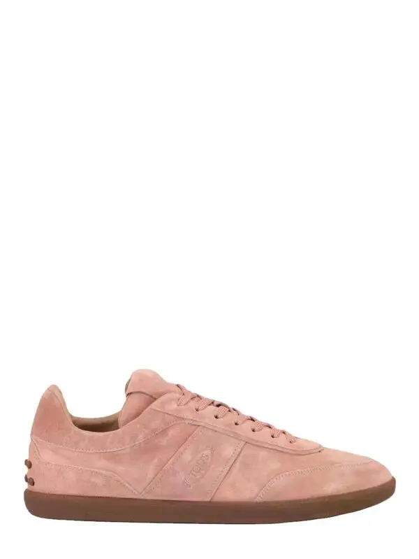 TOD'S Suede Logo-embossed Sneakers - Pink