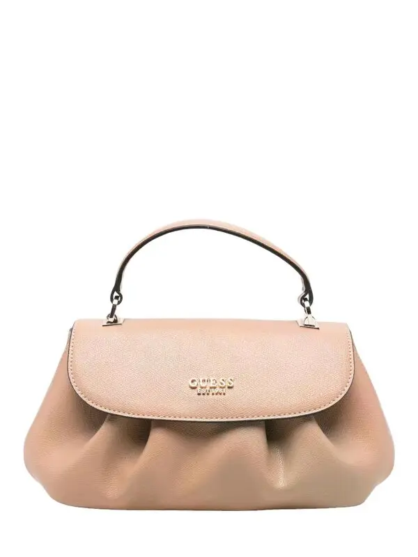 Guess Ruched Detachable Strap Tote Bag - Neutrals