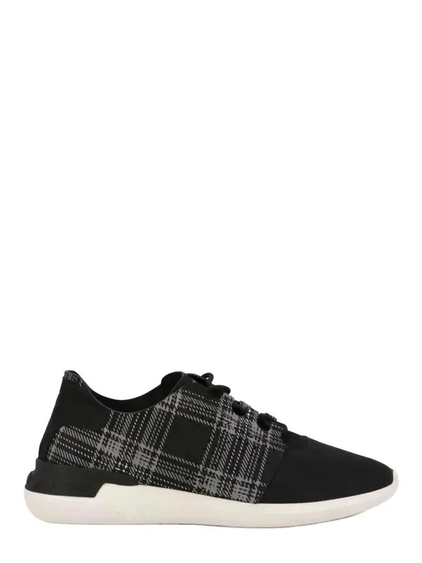 TOD'S Check-print Sneakers - Black