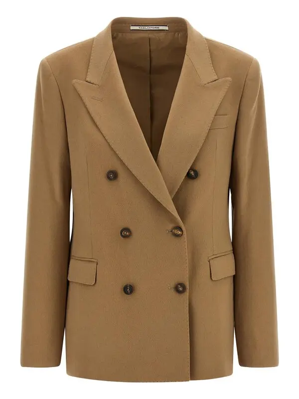 Tagliatore Parigi Cashmere Blazer - Cream