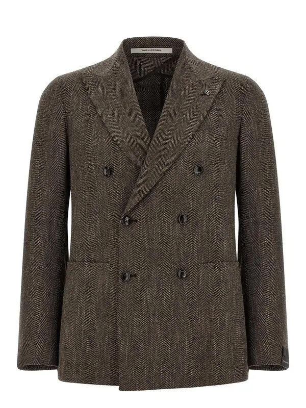Tagliatore Montecarlo' Blazer - Brown