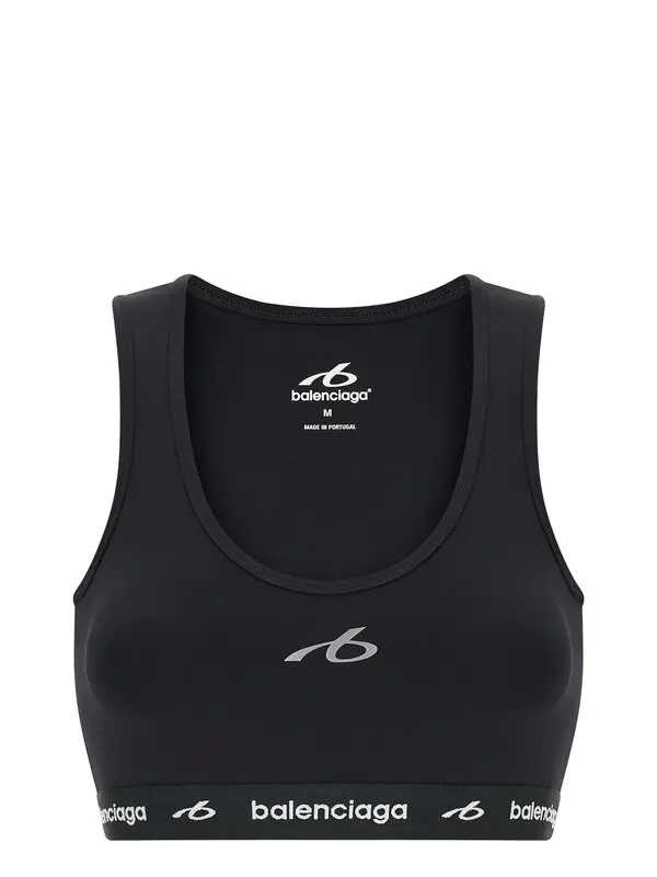 Balenciaga Techwear Bra Top - Black