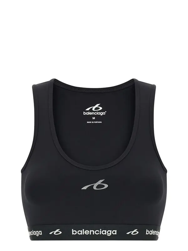 Balenciaga Techwear Bra Top - Black