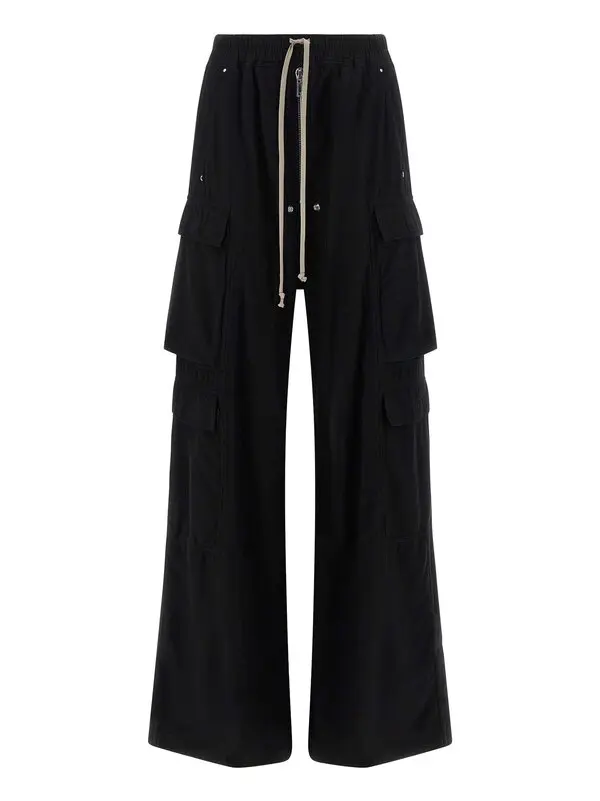Rick Owens Double Cargo Jumbo Belas' Pants - Black