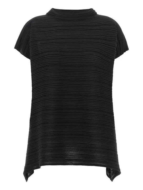 Issey Miyake Paper Bounce' Blouse - Black
